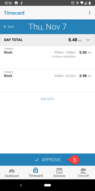 View and Approve Your Timecard in TimeWorksPlus Employee