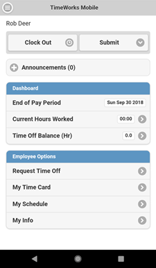 Mobile Apps: Legacy vs. TimeWorksPlus Employee